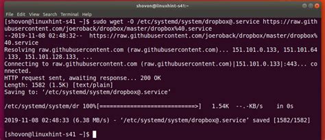 how to configure dropbox on centos 8 headless server onet idc