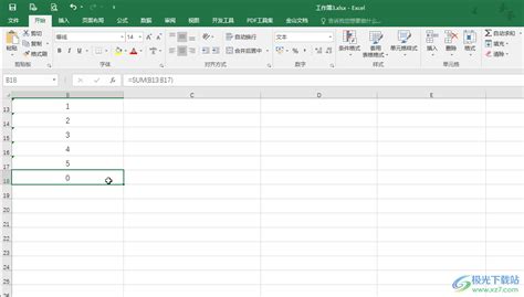 Excel无法求和 计算出错怎么办 Excel表格无法进行求和计算的两种情况和解决的方法教程 极光下载站