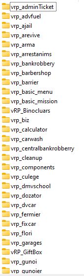 Script VRP Script Pack VAG Premium FiveM Scripts FiveM Mods And FiveM Leaks