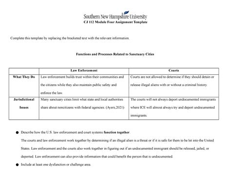 cj 112 module four assignment template 1 cj 112 module four