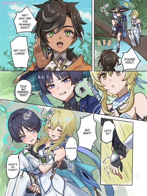 Lumine X Wanderer In 2025 Anime Character Design Wanderer Art Im A Simp