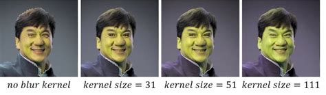 The Effectiveness Of The Gaussian Blur Kernel When Explicitly