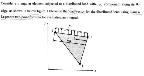 Consider A Triangular Element Subjected To A