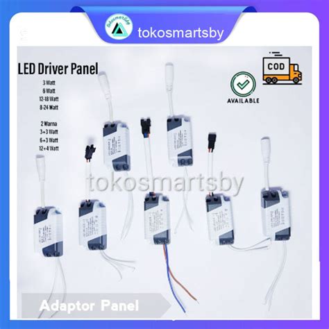 Led Driver Lampu Downlight Panel Watt Watt Watt Watt Watt Panel Warna Lazada