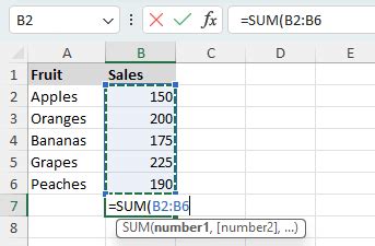 How To Total A Column In Excel 7 Methods