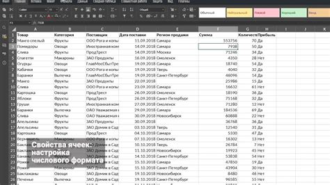 Редактирование свойств ячеек таблицы в Р7 Офис