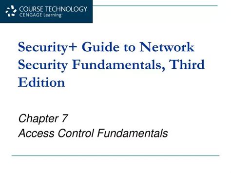 PPT Security Guide To Network Security Fundamentals Third Edition PowerPoint Presentation
