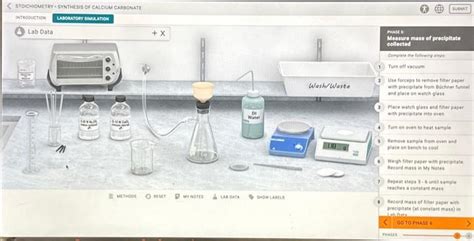 PHASE Measure Mass Of Precipitate Collected Chegg