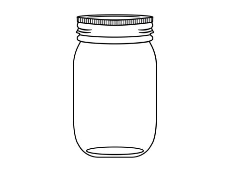 Empty Pickle Jar Clipart