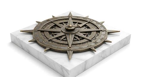 Marble Compass Stock Illustrations 248 Marble Compass Stock