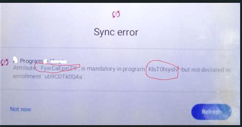 Sync Errors With Mandatory Attributes On Android Support Assistance Technique Dhis2 Community