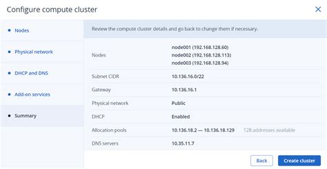 Creating The Compute Cluster