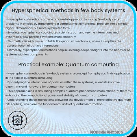 Hyperspherical Methods Few Body Systems Guide