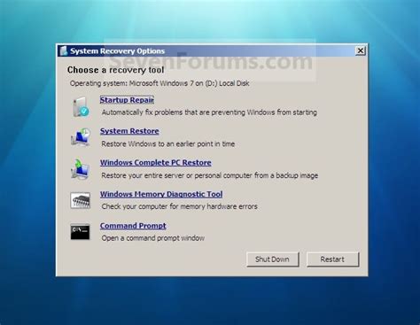 System Repair Disc Create Tutorials