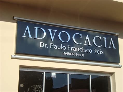 Art X ImpressÃo Digital Placa Em Acm Com Letra Cromada