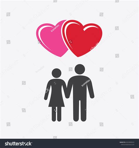Love Icon Romantic Icon Sex Symbol Stock Vector Royalty Free