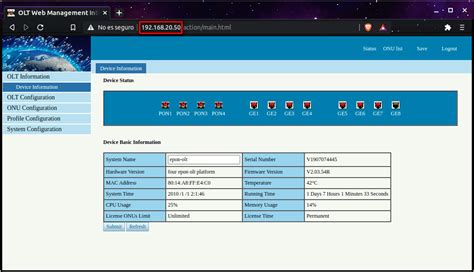 New OLT Initial Configuration Vsol EPON Adminolt Com