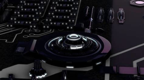 Premium Photo Beautiful Monochrome Motherboard With Flashing Light