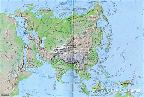 七大洲高清地图和介绍，值得收藏 知乎