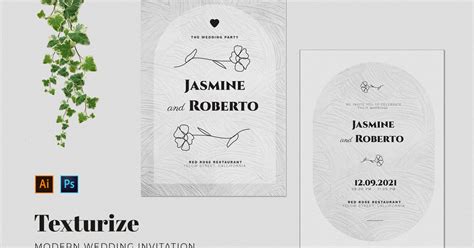 Texturize Wedding Invitation Print Templates Ft Wedding And Celebration