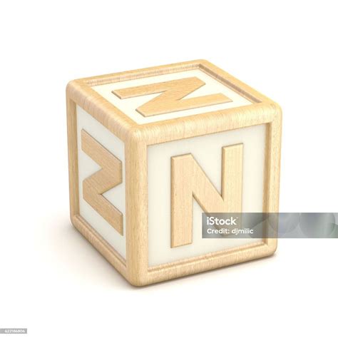 편지 N 나무 알파벳 블록 글꼴 Rotated 3d 3차원 형태에 대한 스톡 사진 및 기타 이미지 3차원 형태 개념 개념과 주제 Istock