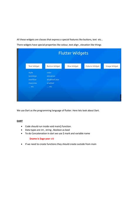 Solution Flutter Basics For Beginners Studypool