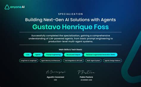 Im Excited To Share That Ive Earned A New Certification Building Next Gen Ai Solutions With