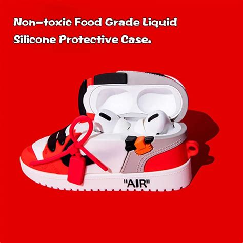 유투미월드 ♥당일 출고♥ 애플 에어팟 이어폰 케이스 실리콘 패션 신발 상자 스타일 에어팟 32021 케이스 커버 1 2 프로