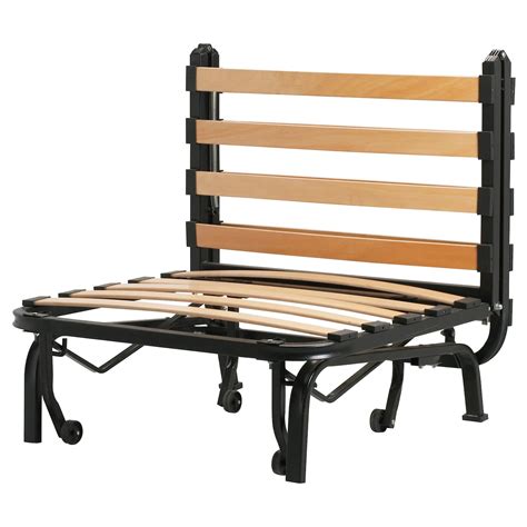 LYCKSELE chair bed frame, black - IKEA UK