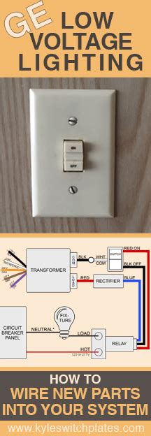 Kyle Switch Plates How To Replace A Low Voltage GE Switch Relay Install Tips