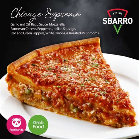 Now Thats One Hefty Slice 😍🍕 Order Sbarro Philippines