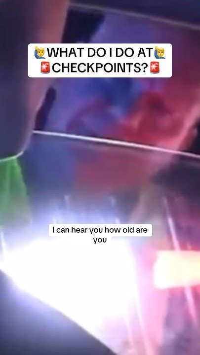 🚔 What Do I Do At Checkpoints 🚔 Education Youtube