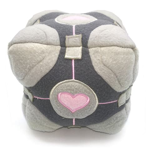 Weighted Companion Cube Plush Glitch Gear