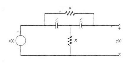 Solved Compute The Transfer Function For The RC Circuit Chegg Com