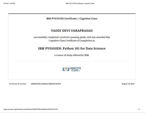 Devi Varaprasad Vaddi On Linkedin Python Cognitiveclass