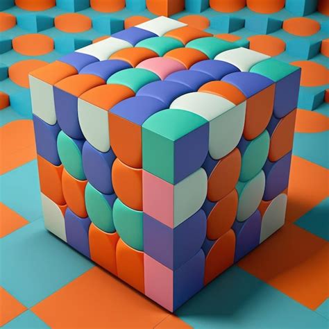 Premium Ai Image Vibrant Colorful Patterned Tiles For Interior Design