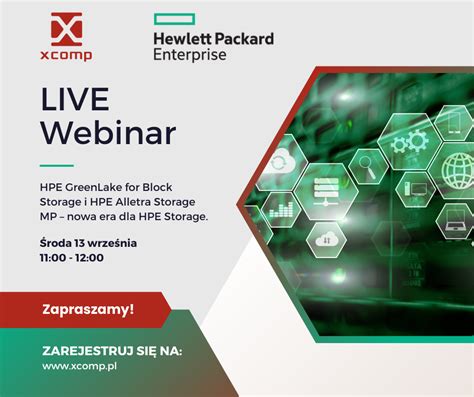 Webinar Hpe Greenlake For Block Storage I Hpe Allerta Storage Mp Nowa Era Dla Hpe Storage