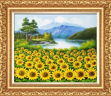 해바라기그림 부자되는 그림 해바라기그림 네이버 블로그