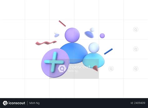 Add New Group 3d Illustration Download In Png Obj Or Blend Format