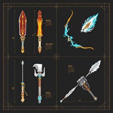 Free Elemental Weapon Blueprints Image Weapons Elemental Blueprint