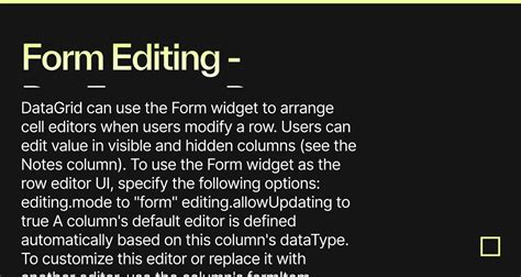 Form Editing Devextreme Data Grid Codesandbox