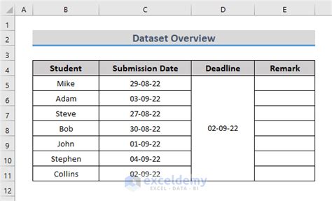 How To Use Excel Formulas To Compare Two Dates