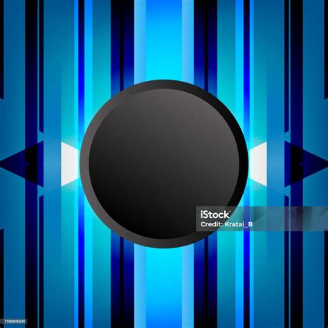 평면 디지털 기술 기하학적 추상 배경 검은 동그라미 버튼 웹사이트 배너 포스터 기업 비즈니스 서식 파일 블루 0명에 대한 스톡