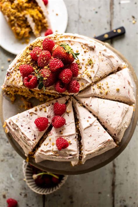 Coconut Carrot Cake With Jam Swirled Buttercream Half Baked Harvest