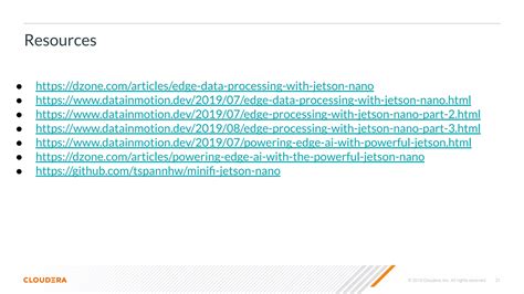 Iot Edge Data Processing With Nvidia Jetson Nano Oct 3 2019 Pdf