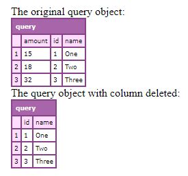 QueryDeleteColumn