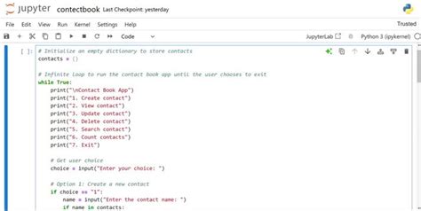 Harsh Raj On Linkedin Python Contactbook Codingproject Codsoft Internship