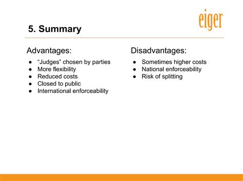 Arbitration In Germany Advantages And Disadvantages From A German