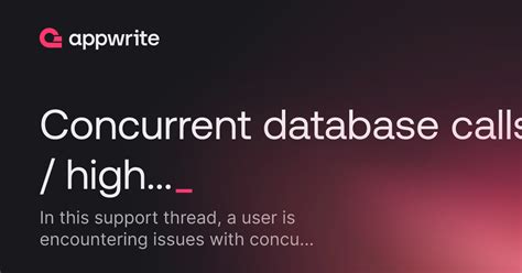Concurrent Database Calls High Cpu Usage Internal Curl Errors Error Number 52