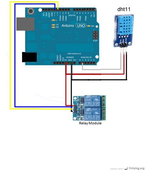 Arduino uno Dht active relay Français Arduino Forum
